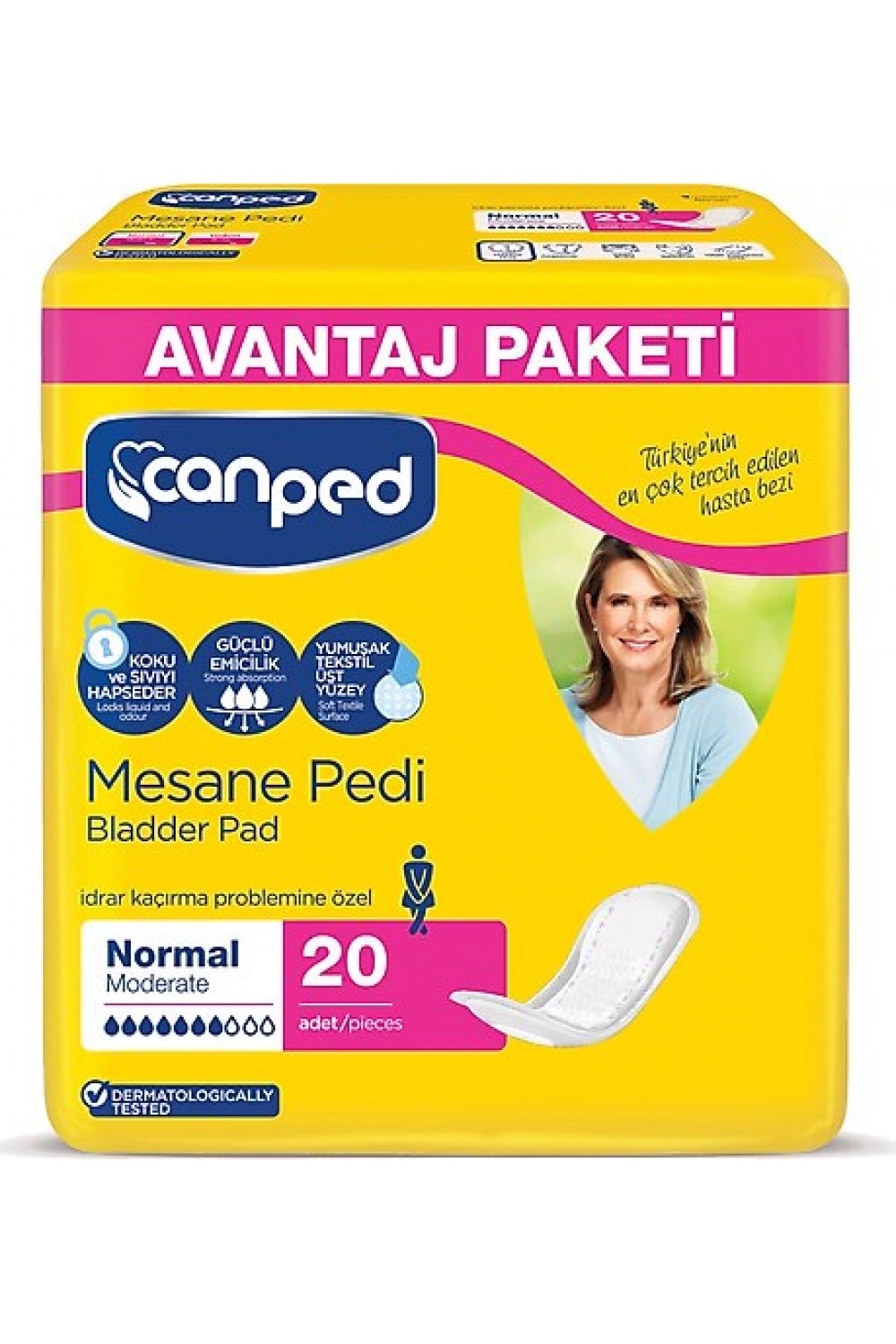 Canped Mesane Pedi Avantaj Normal Medium 20 li