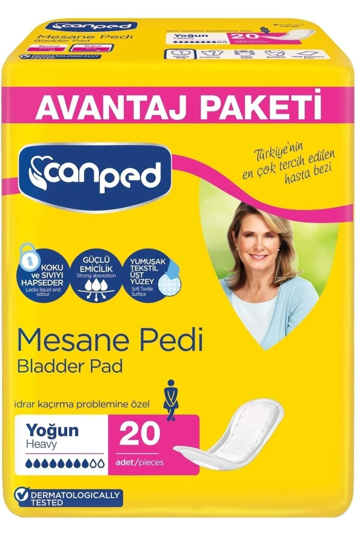 Canped Mesane Pedi Avantaj Yoğun Large 20 li