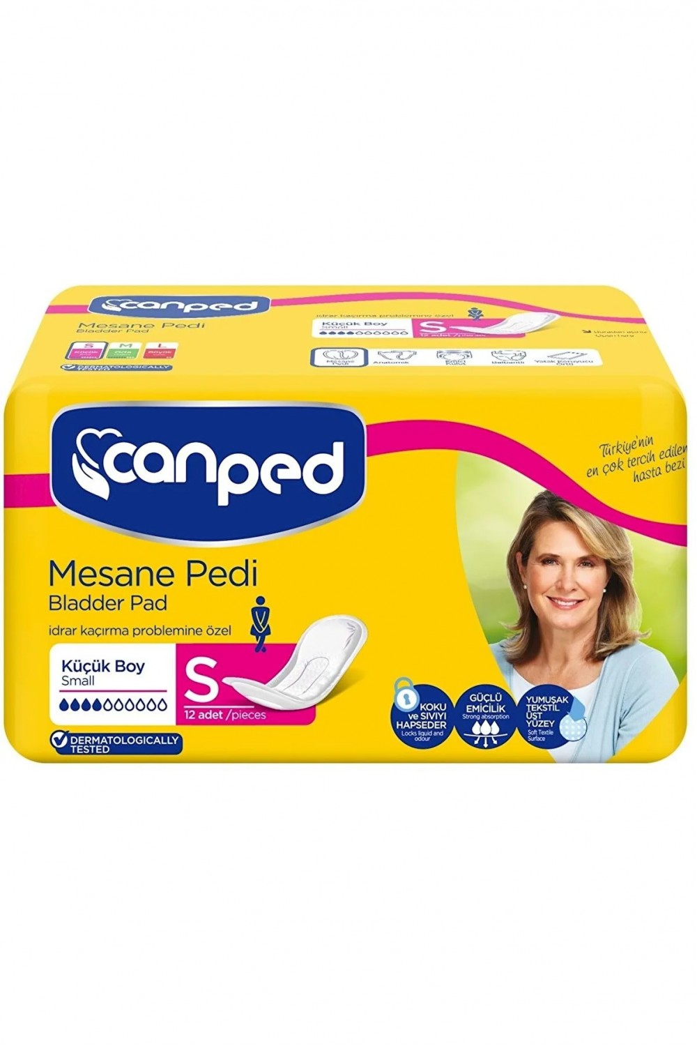 Canped Mesane Pedi Kadın Small 12 Adet